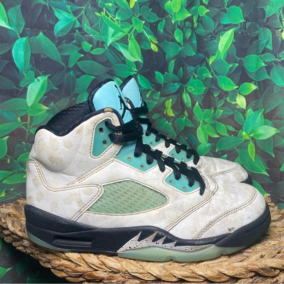 Jordan | Shoes | Jordan 5 Reflective Retro Island Green | Poshmark